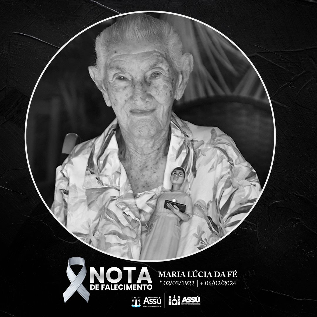 Prefeitura Municipal do Assú exprime seu mais profundo pesar pelo ...